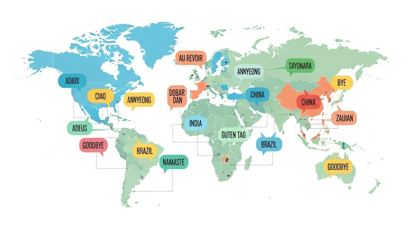 Bye in Different Languages 70 Ways to Say Goodbye Around the World