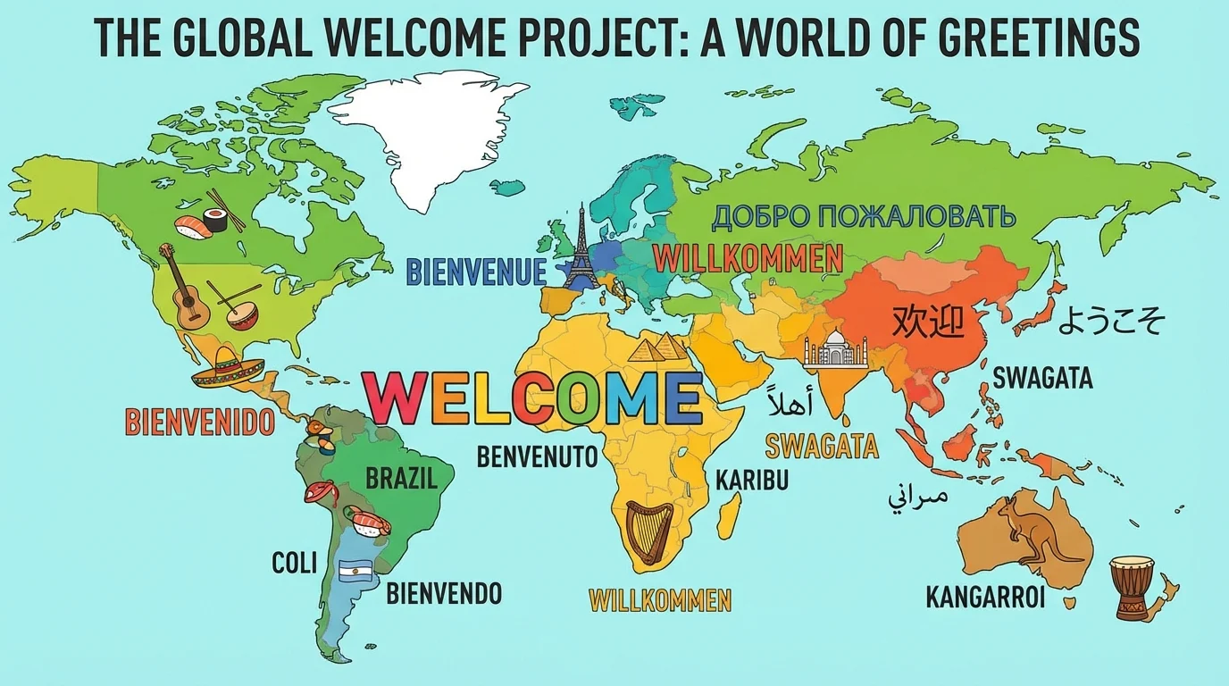 Welcome in Different Languages: 70 Ways to Say Welcome Around the World