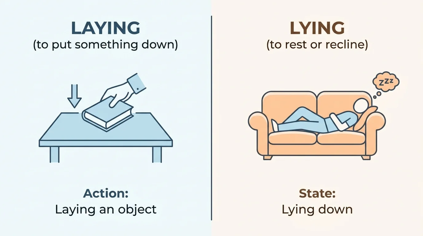 Laying vs Lying: What’s the Difference and Which One Is Correct?